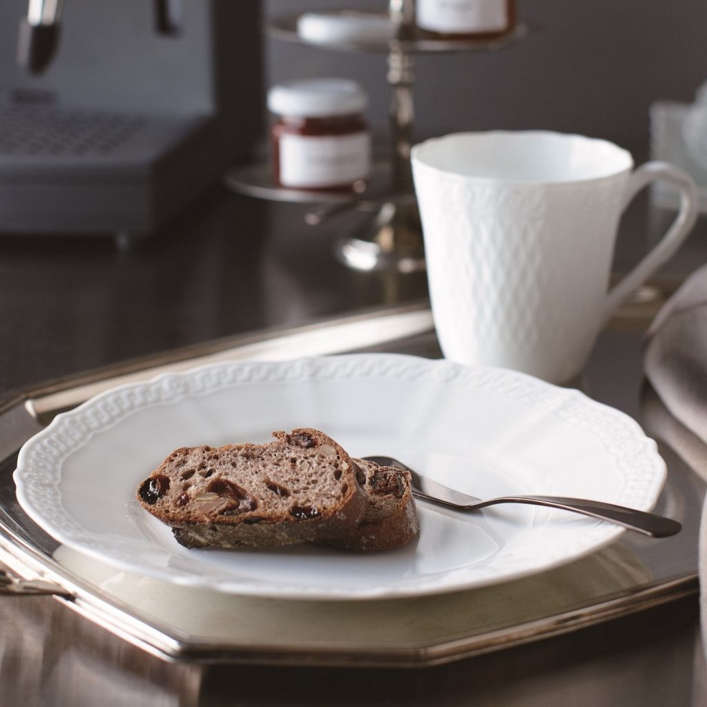 Cher Blanc Premium Porcelain 17cm Cake Plate Set of 4 - Noritake ...