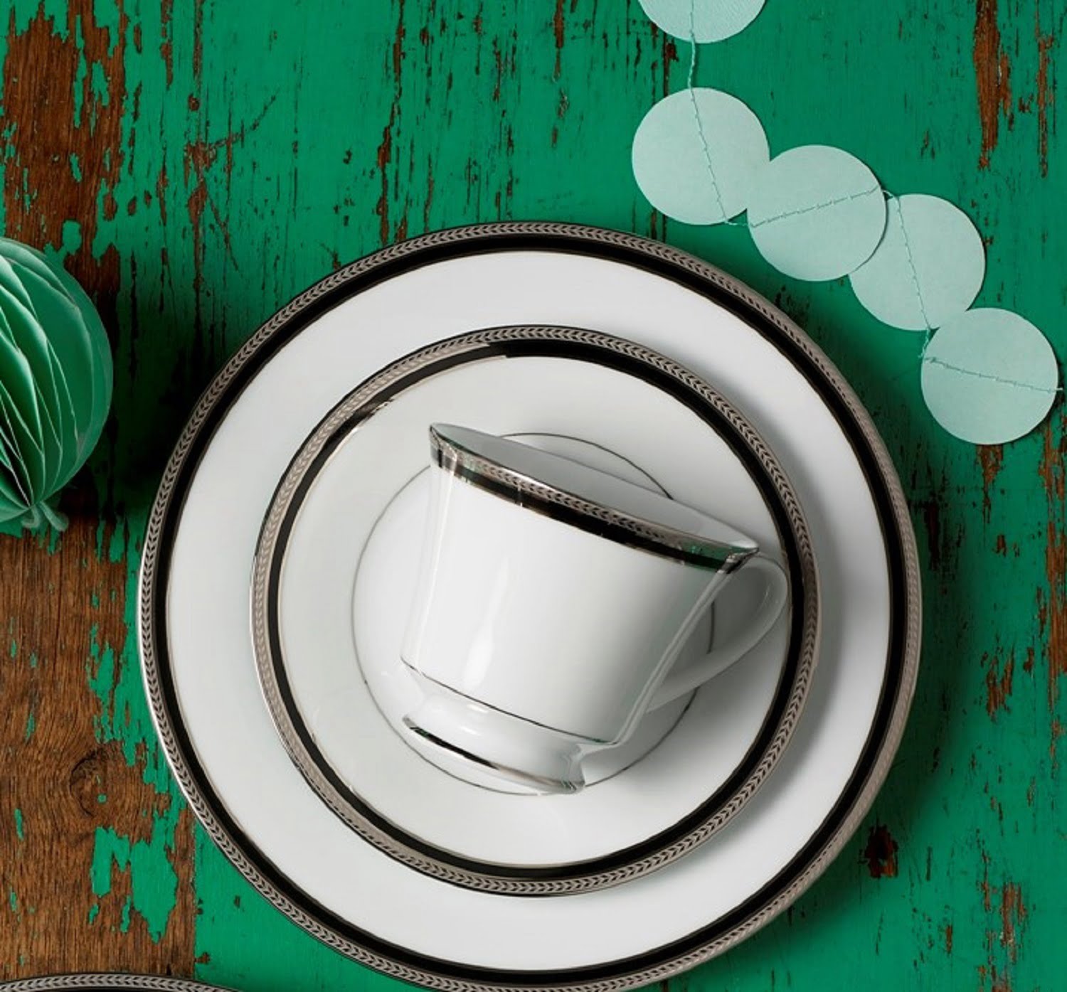 Noritake | Formal Dinnerware | Toorak Noir 12pce Dinner Set