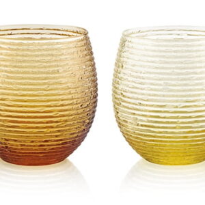 Noritake | Italian Glassware IVV | Multicolor Coloured Tumbler Set of 6